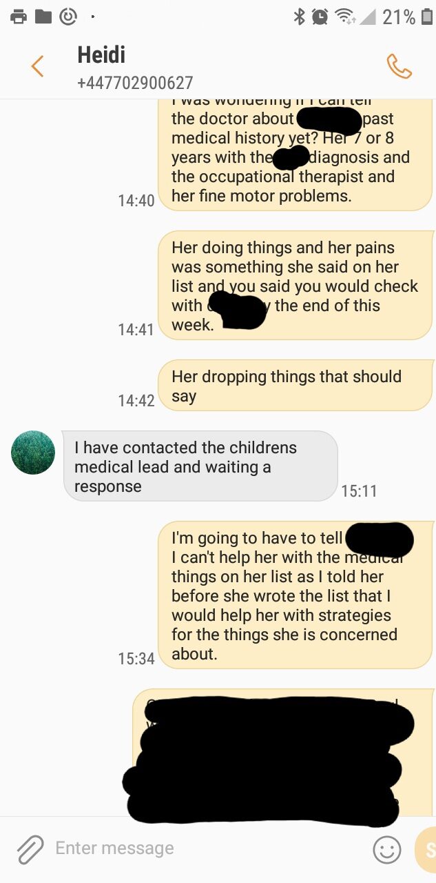 Heidi Hibbett Text Messages - Essex County Council Exposed